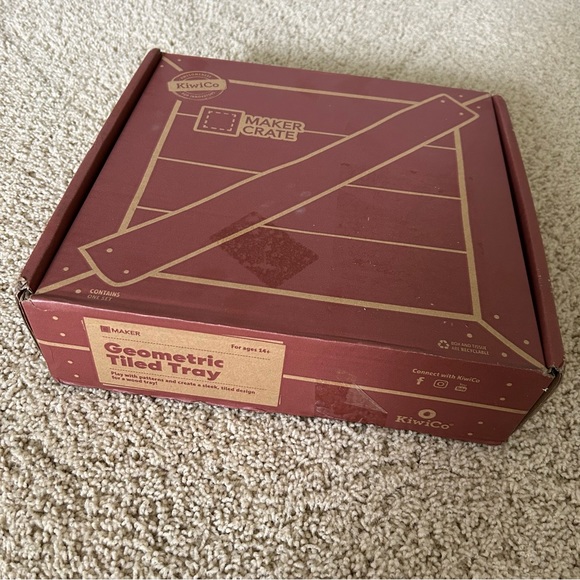 Kiwico | Toys | Maker Crate Geometric Tiled Tray Arts Crafts Kit Kiwico ...